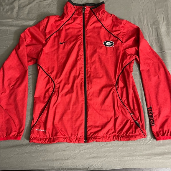Nike | Jackets & Coats | Nike Stormfit Uga Red Jacket University Of ...